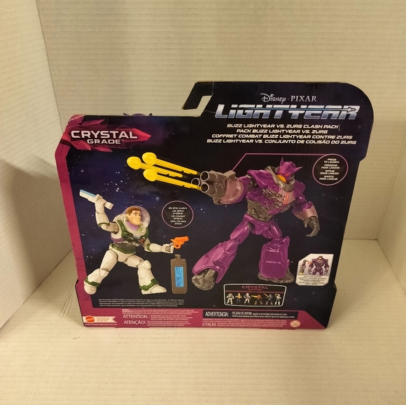Disney | Toys | Nwt Disney Pixar 222 Buzz Lightyear Vs Zurg Coffret ...